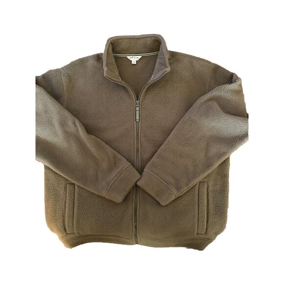 Orvis | Jackets & Coats | Orvis Mens Full Zip Polar Fleece Jacket Green ...